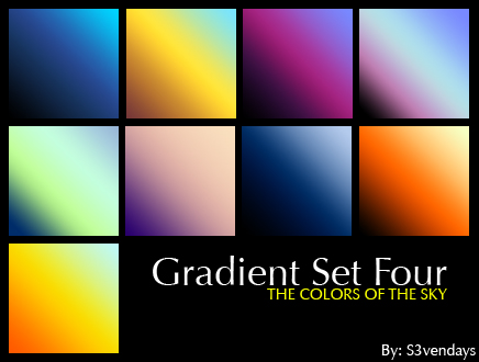 Gradient Set Four by s3vendays on DeviantArt