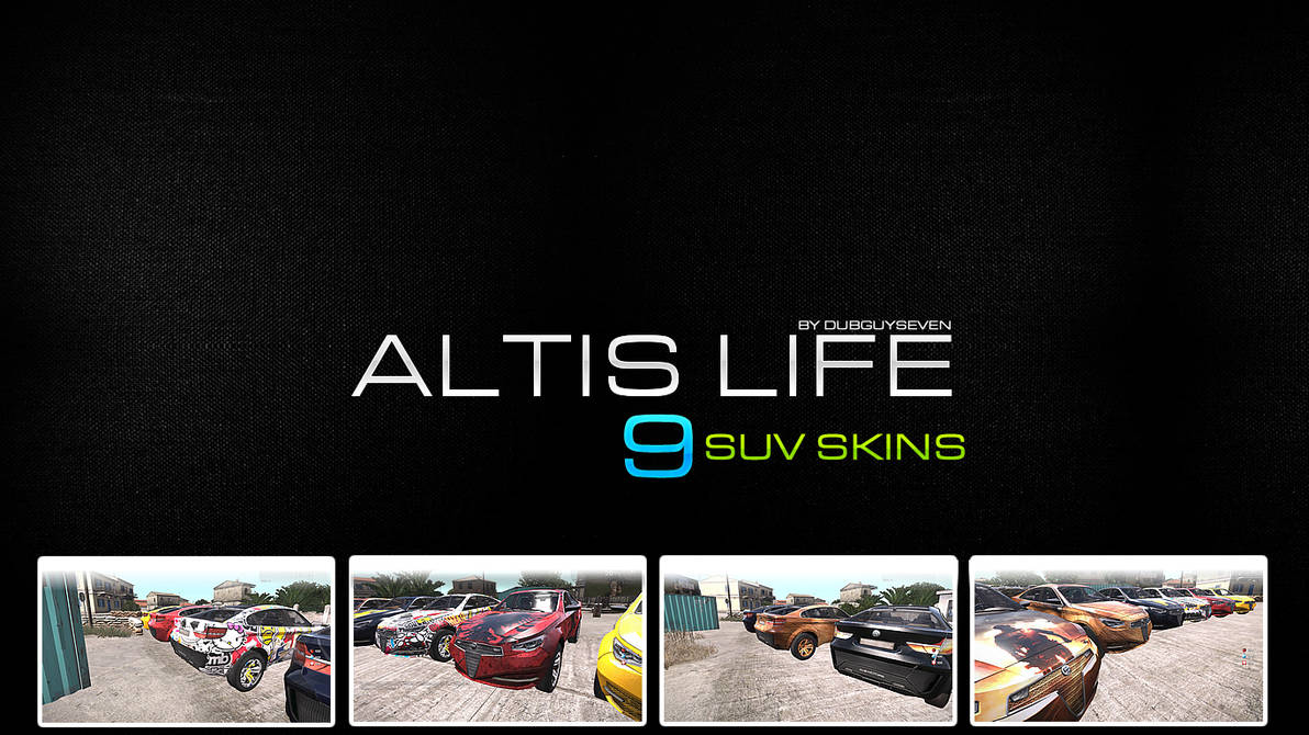 ARMA3 ALTIS LIFE 9 SUV SKINS by RLY-Designs on DeviantArt