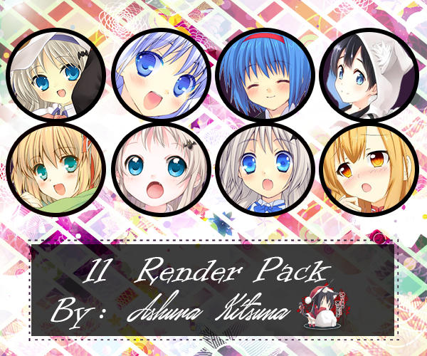 Anime Render Pack #01 by Ashura-Kitsuna on DeviantArt