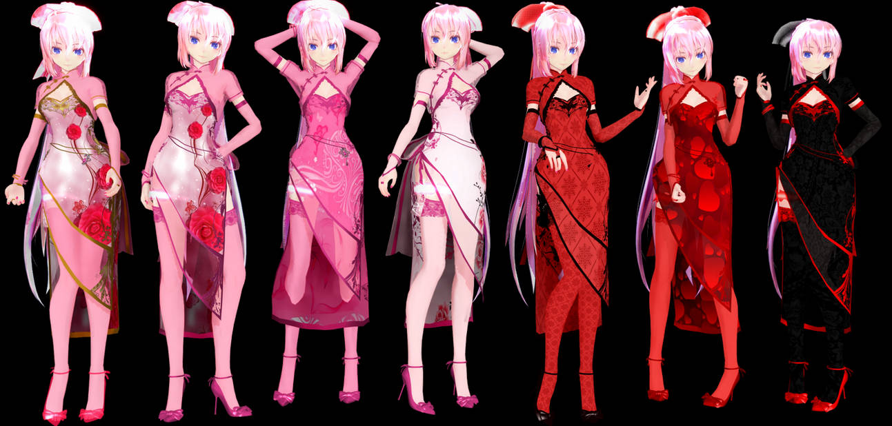 TDA Luka Canary China Dress Model DL by ConejoBlanca on DeviantArt