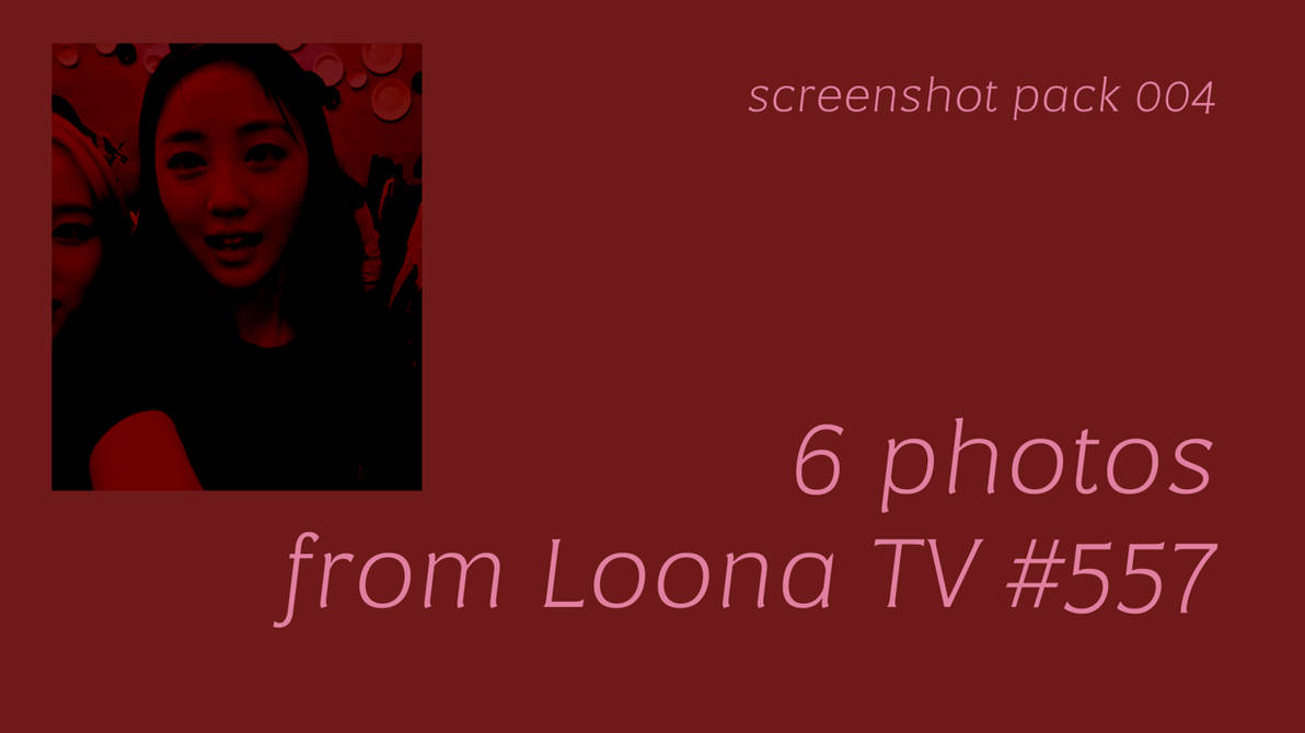 screenshot pack 004 loona [loona tv 557] by sprinklesoda on DeviantArt
