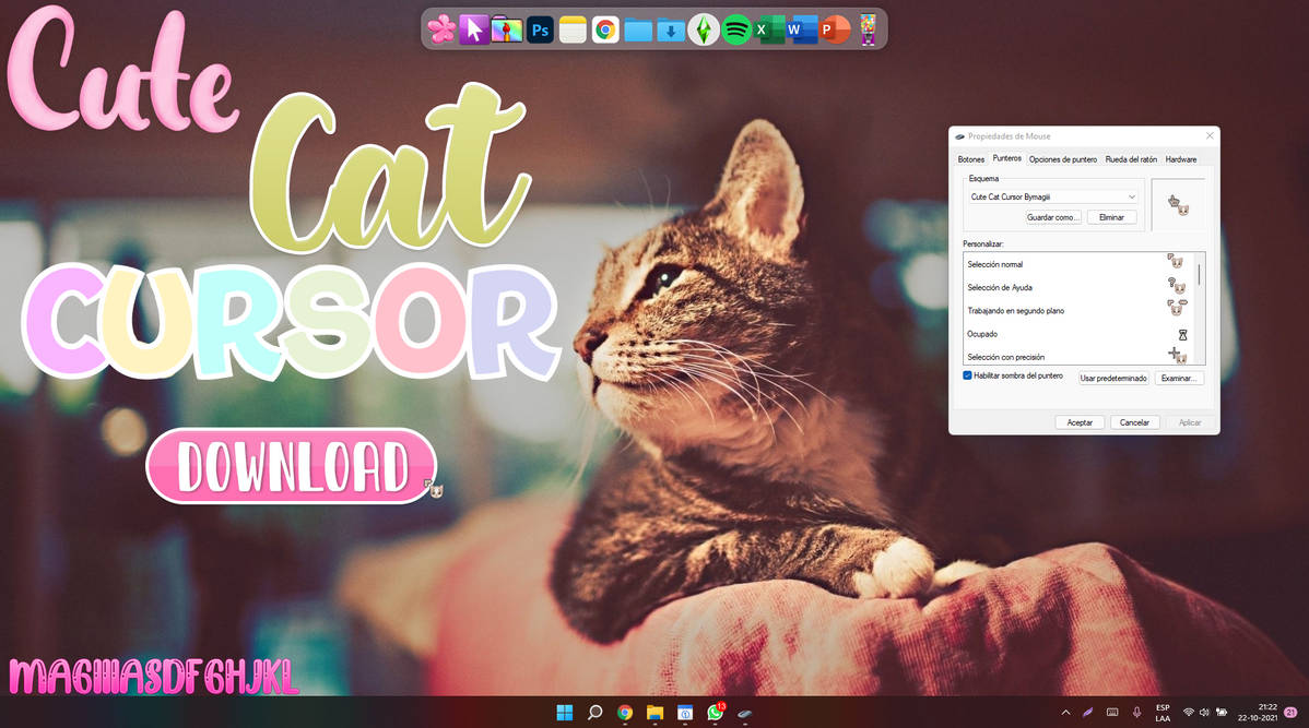 Cute Cat Cursor by MagiiiAsdfghjkl on DeviantArt