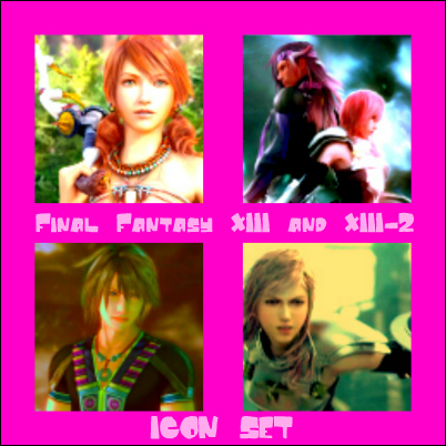 Final Fantasy XIII and XIII-2 Icon Pack by RawaniiTheHedgehog on DeviantArt