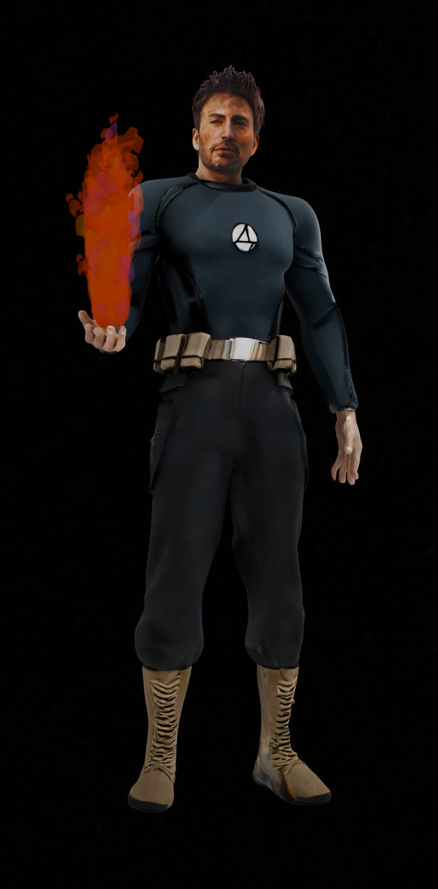 Johnny Storm | Deadpool and Wolverine |Rigged|Free by KG1345 on DeviantArt