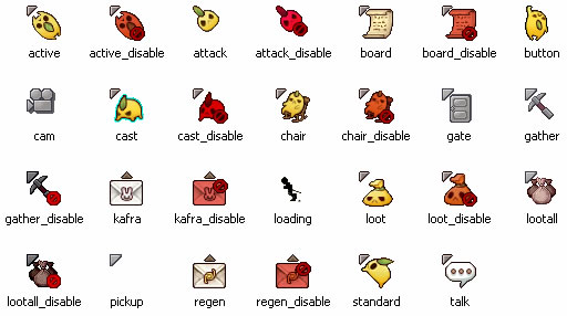 Ragnarok Online II - Cursors by evilserge on DeviantArt
