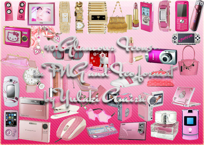 40 glamour ico and png icons 3 by amirajuli on DeviantArt