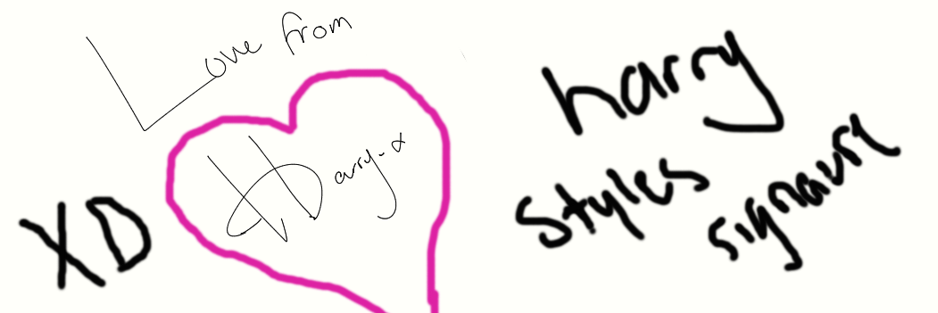 Harry Styles Signature by Wolfandanimedrawer on DeviantArt