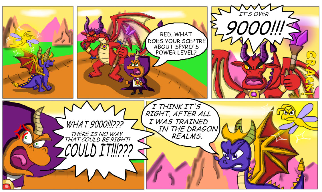 IT'S OVER 9000!!! (Spyro the Dragon edition) by SpyroUp on DeviantArt