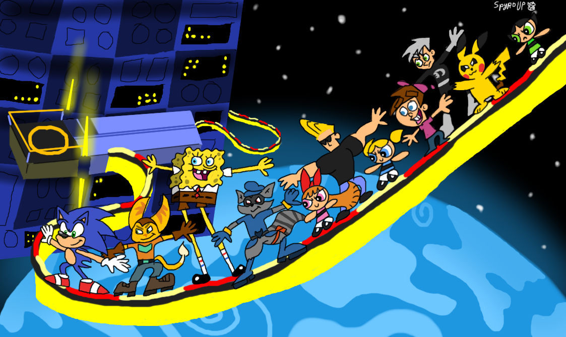 Grinding on the Rails in SA2 by SpyroUp on DeviantArt
