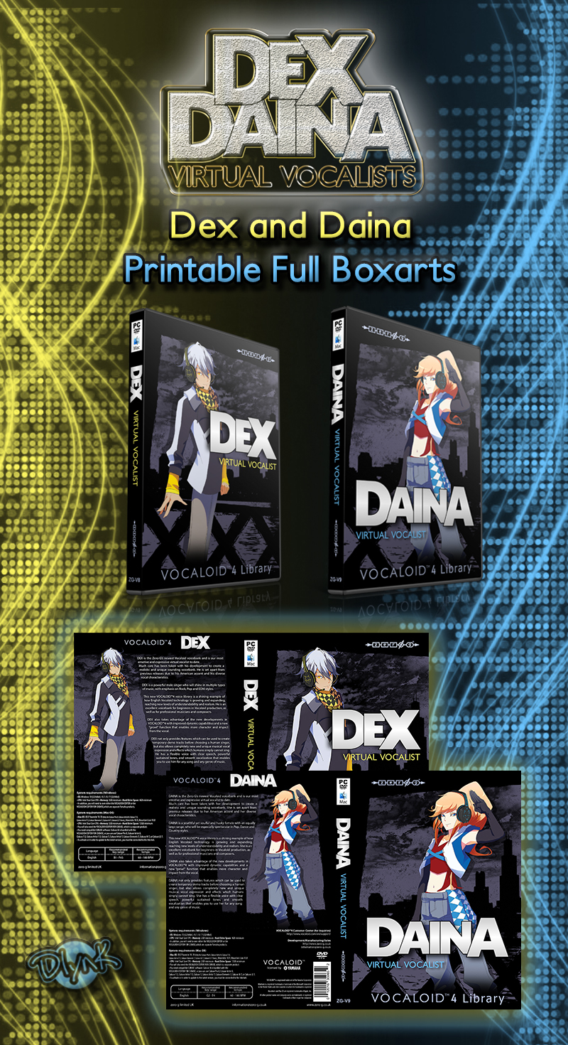 Boxarts - Dex and Daina Printable DVD boxarts by DlynK on DeviantArt