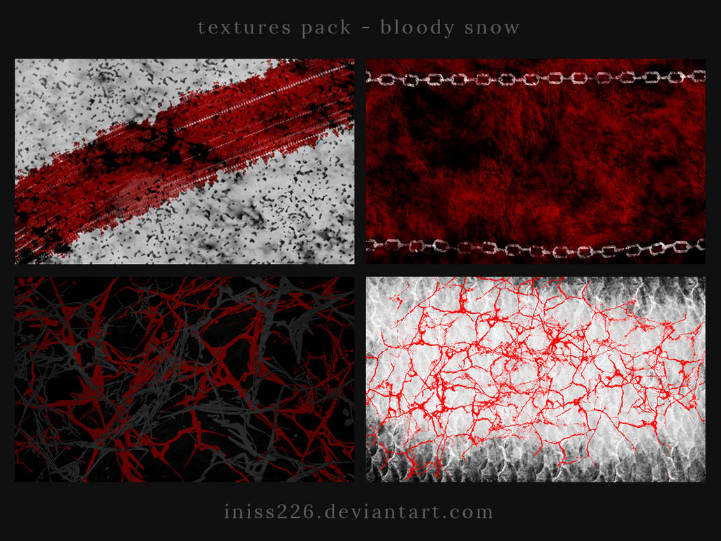 Textures pack - Bloody snow by Iniss226 on DeviantArt