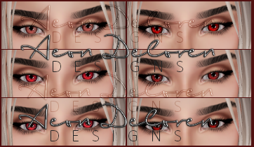 Red Eyes Textures Pack by AeonDeloren on DeviantArt