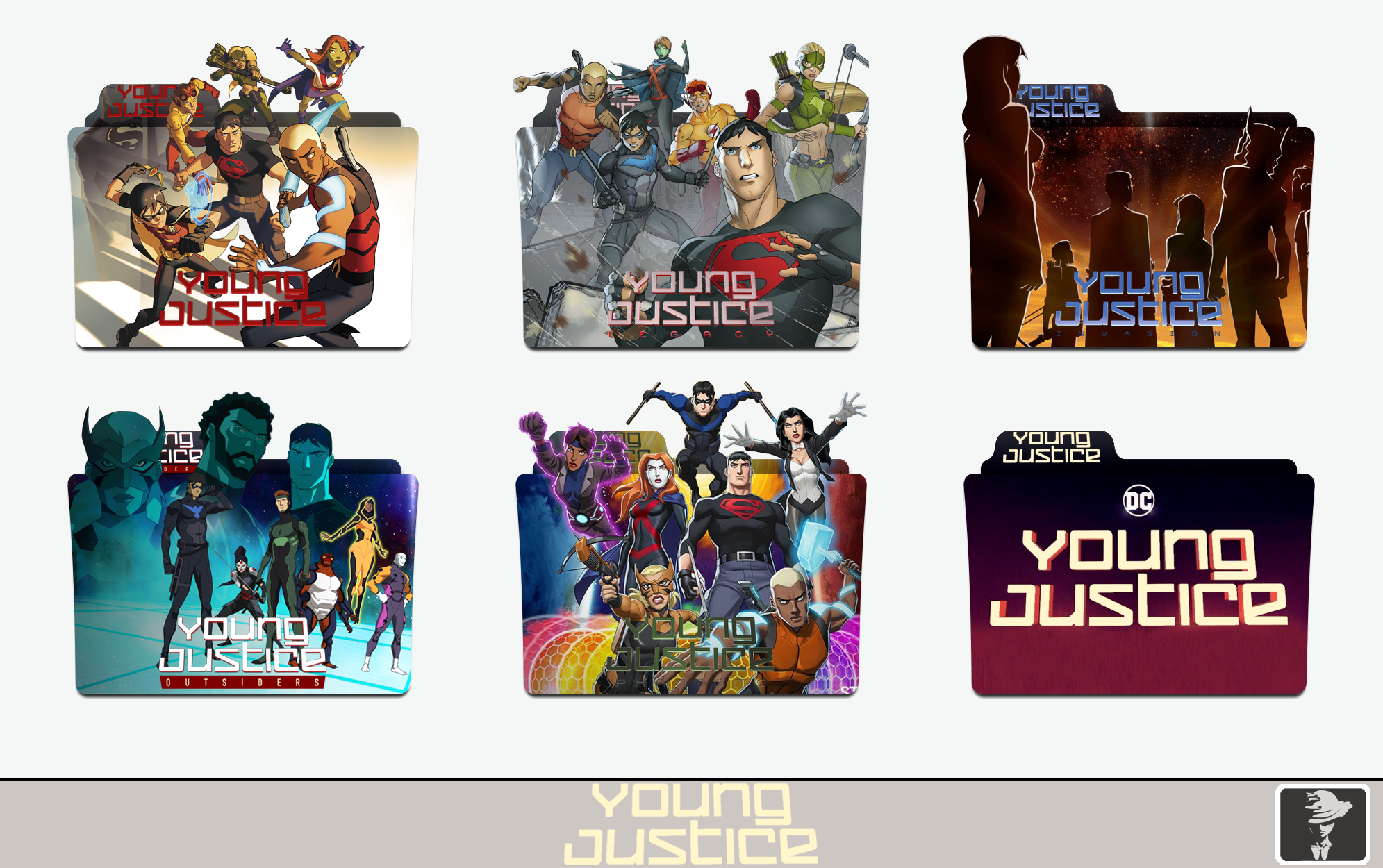 Young Justice Folder Icon Pack by IMAF4NBOY on DeviantArt
