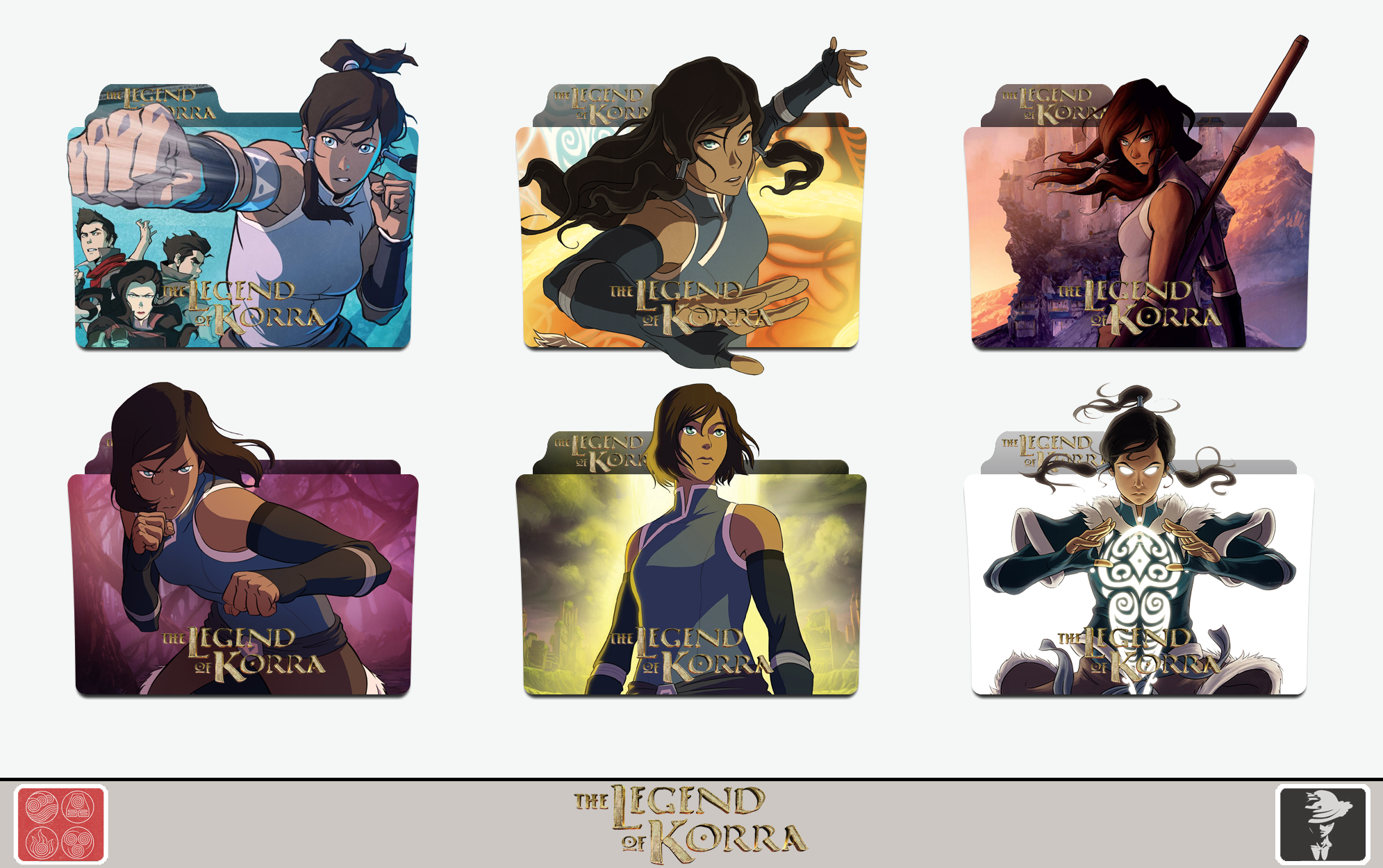 The Legend of Korra Folder Icon Pack by IMAF4NBOY on DeviantArt