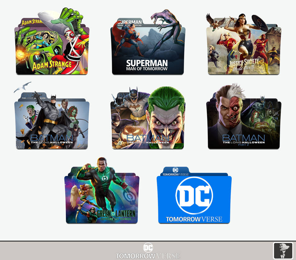 DC Tomorrowverse Folder Icon Pack by IMAF4NBOY on DeviantArt
