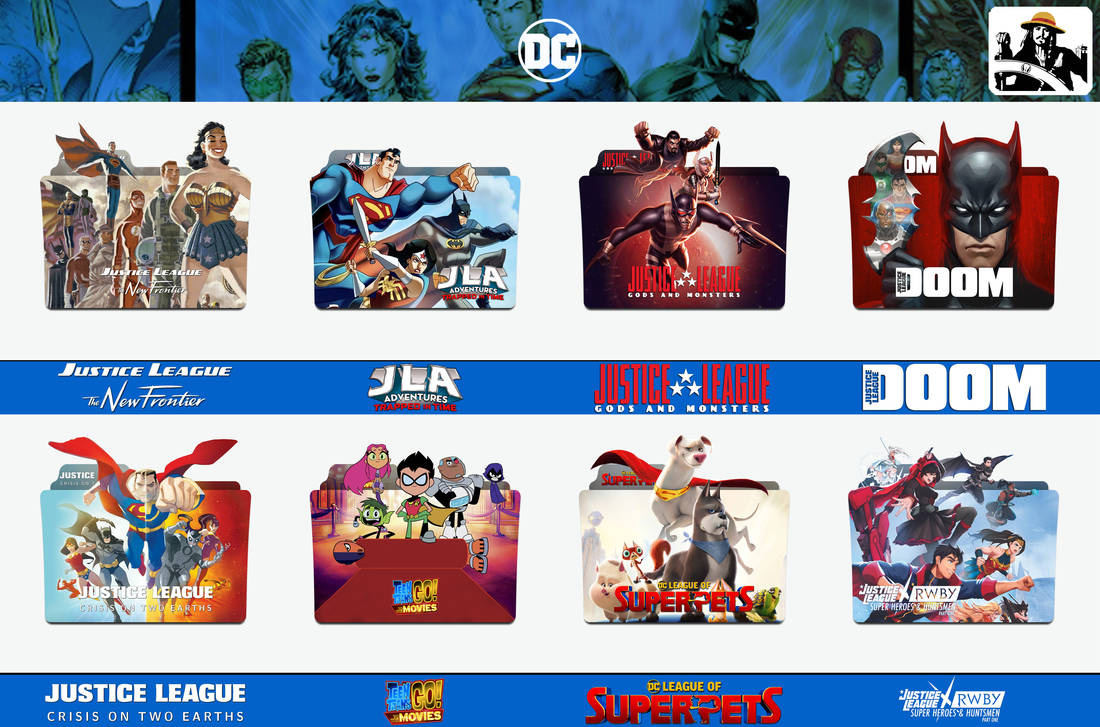 DC Animated Universe Folder Icon Pack 05 by IMAF4NBOY on DeviantArt