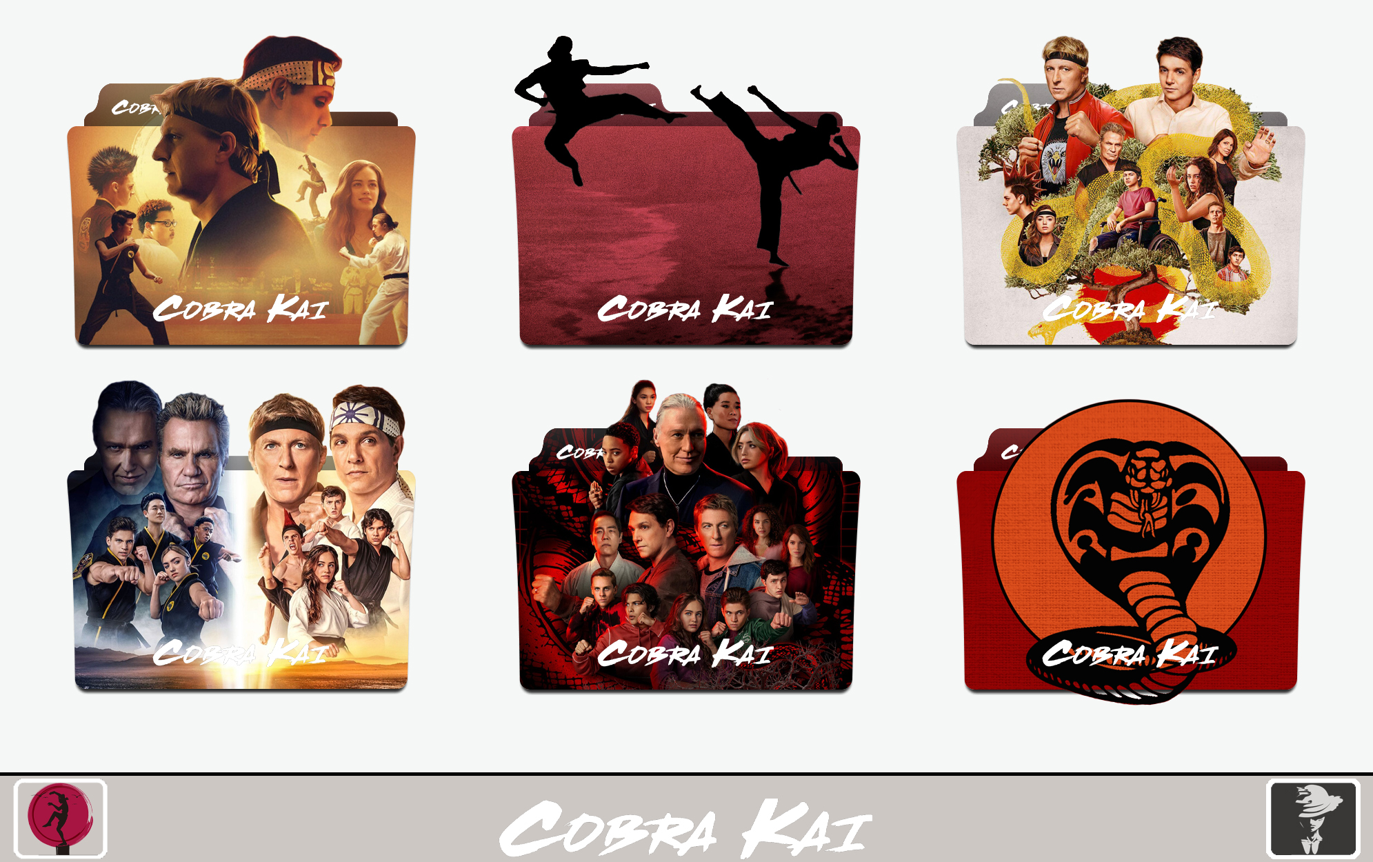 Cobra Kai Folder Icon Pack by IMAF4NBOY on DeviantArt