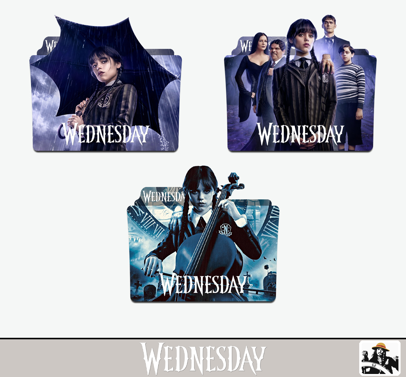 Wednesday (2022) S01 Folder Icon Pack by IMAF4NBOY on DeviantArt