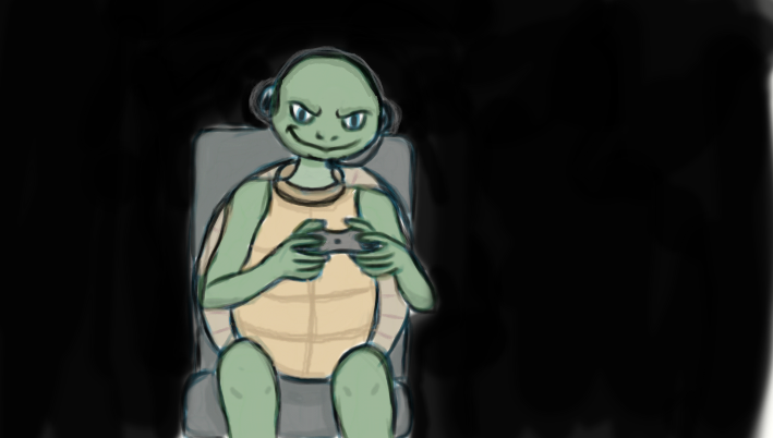 Gaming Turtle by jadap123 on DeviantArt