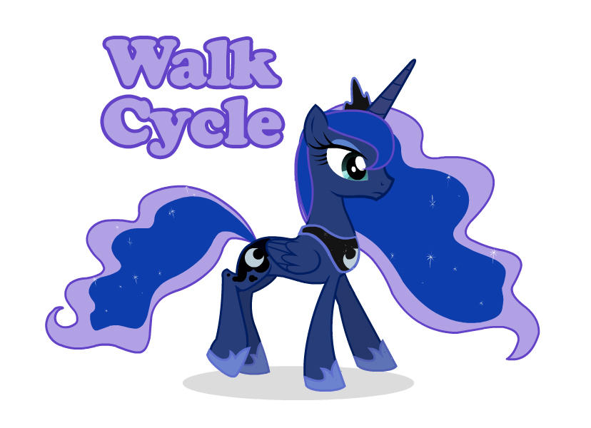 Adult Luna Walk Cycle by Agirl3003 on DeviantArt