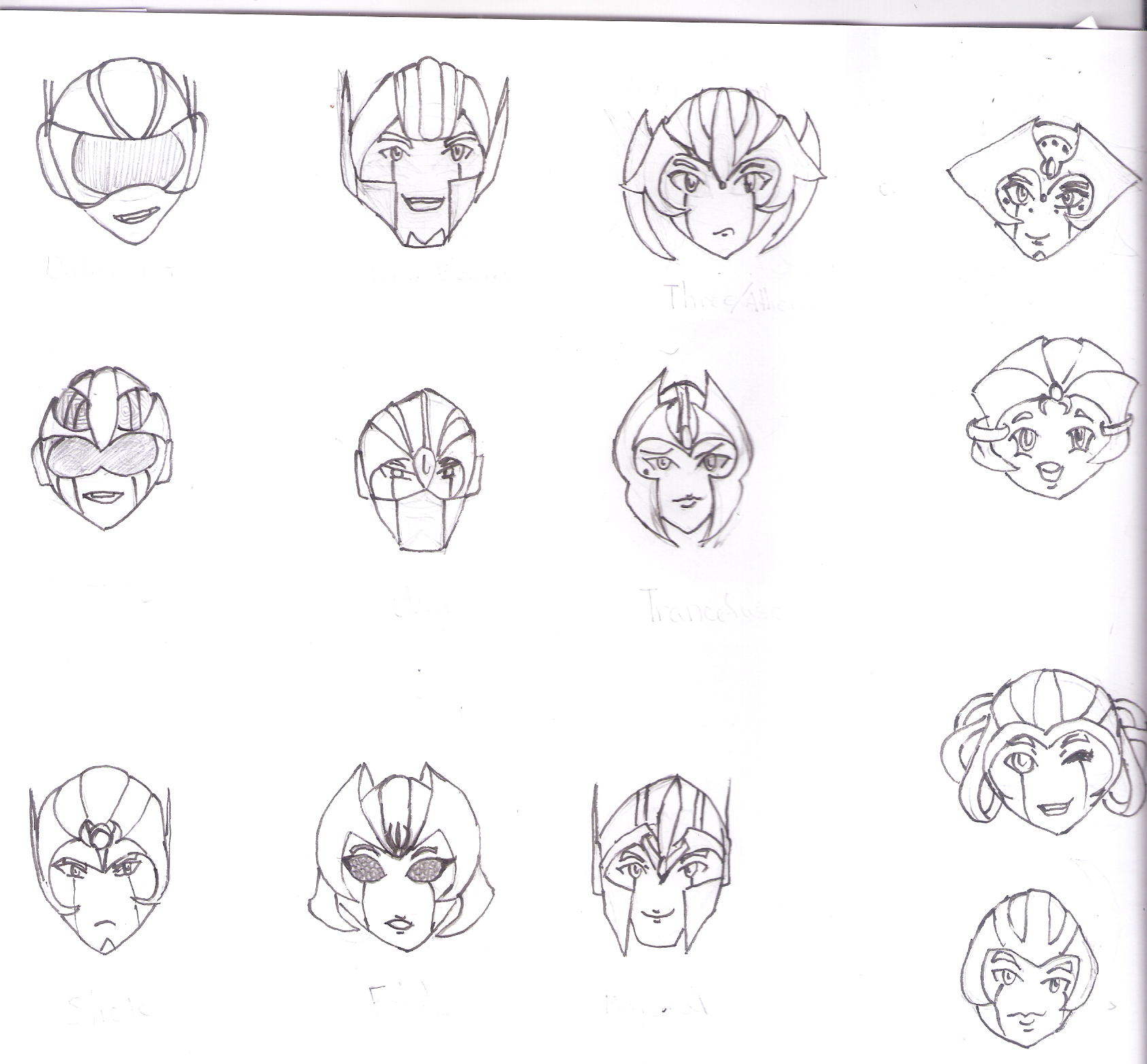 Transformers prime oc's head pic's by runwithanime on DeviantArt