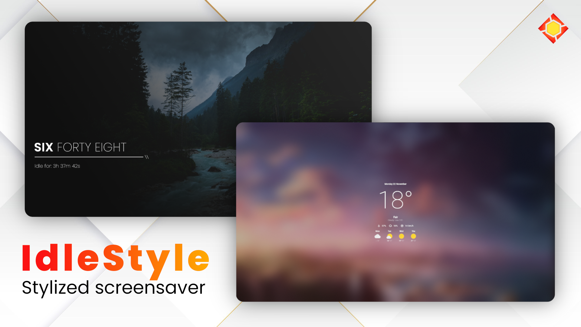 IdleStyle - Stylized Screensaver by JaxOriginals on DeviantArt