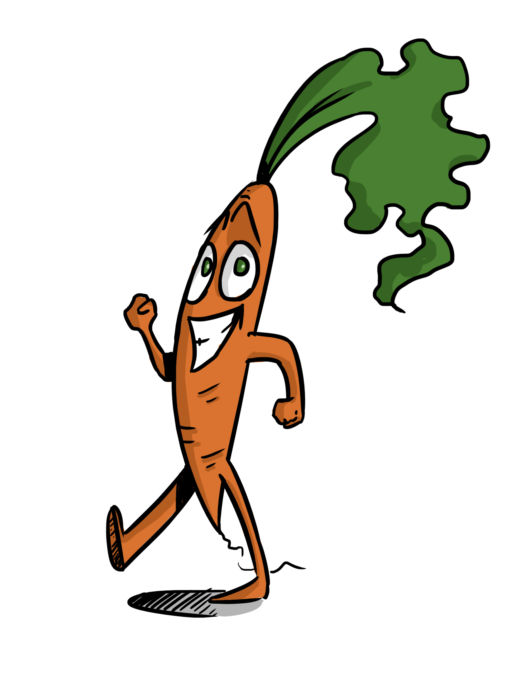 Intense Walking Carrot by canislupus2002 on DeviantArt