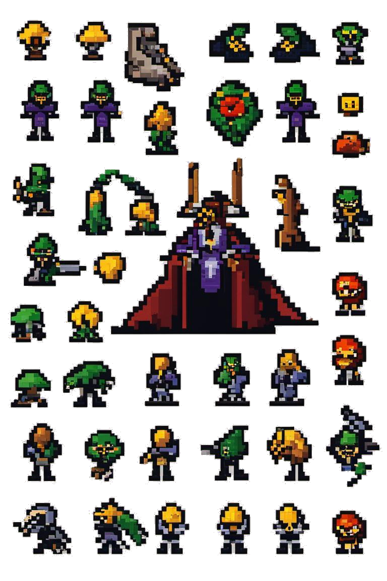Pixel Characters by FutureRender on DeviantArt