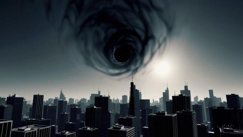 Dystopian City Black Hole by FutureRender on DeviantArt