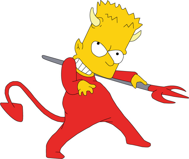 Evil Bart by vdeo on DeviantArt