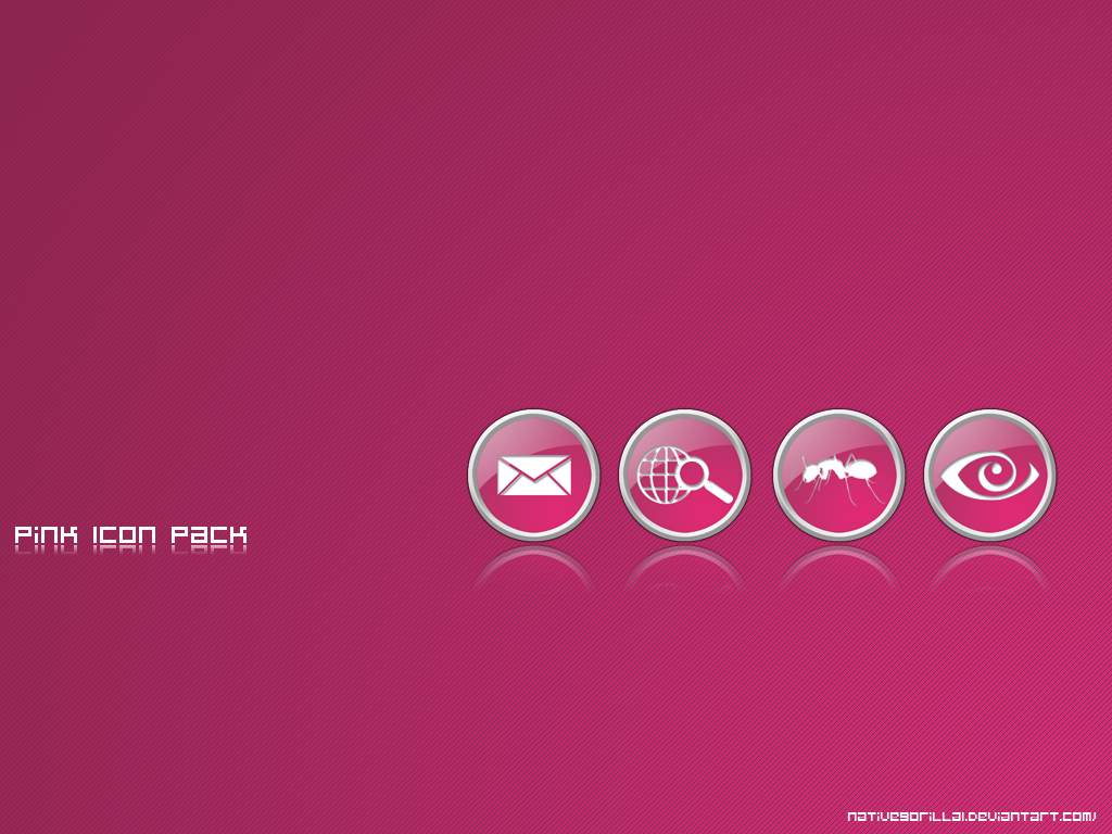 Pink Icon Pack by NativeGorilla1 on DeviantArt