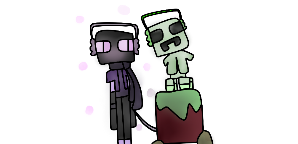 Enderman X Creeper | A Trip to Winter Mincraft by BlitzArts on DeviantArt