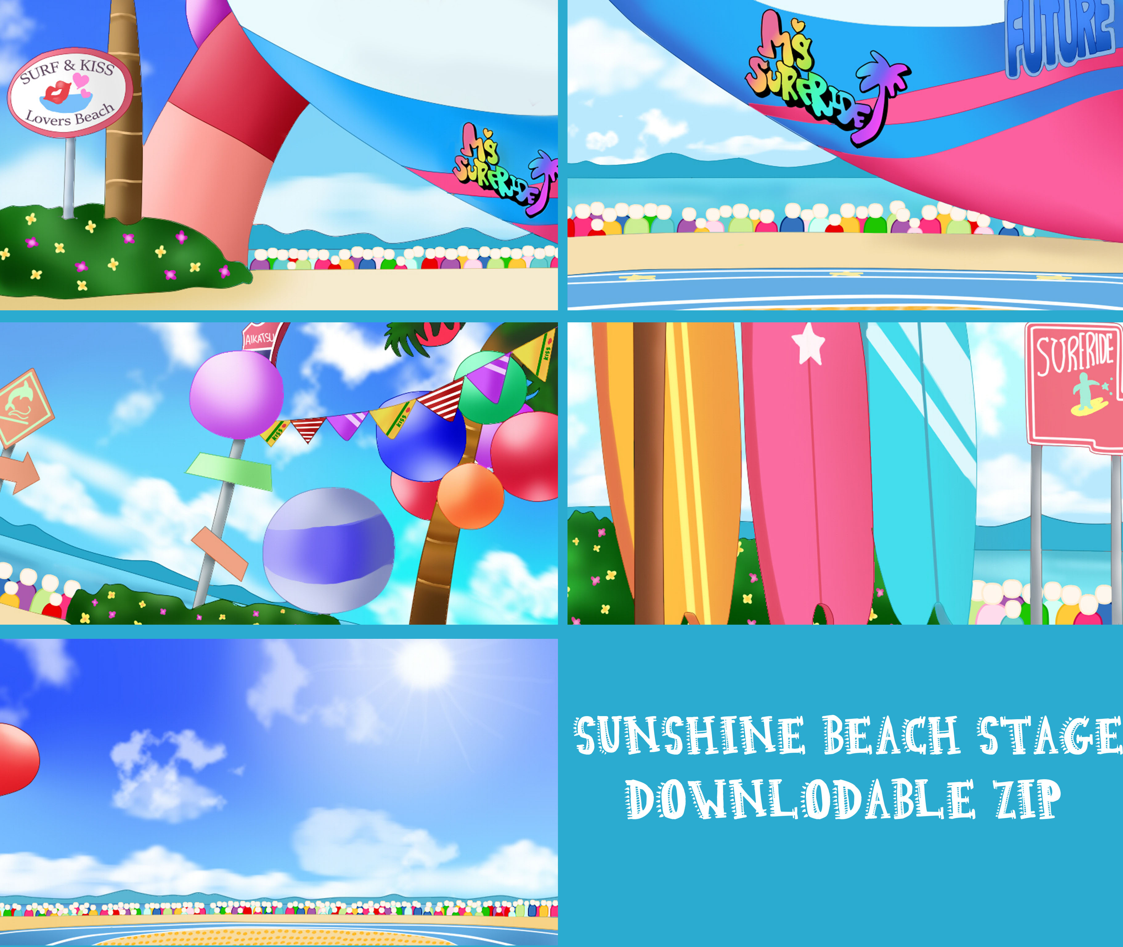 [MRA] Sunshine Beach Stage by 0LadyLemon0 on DeviantArt