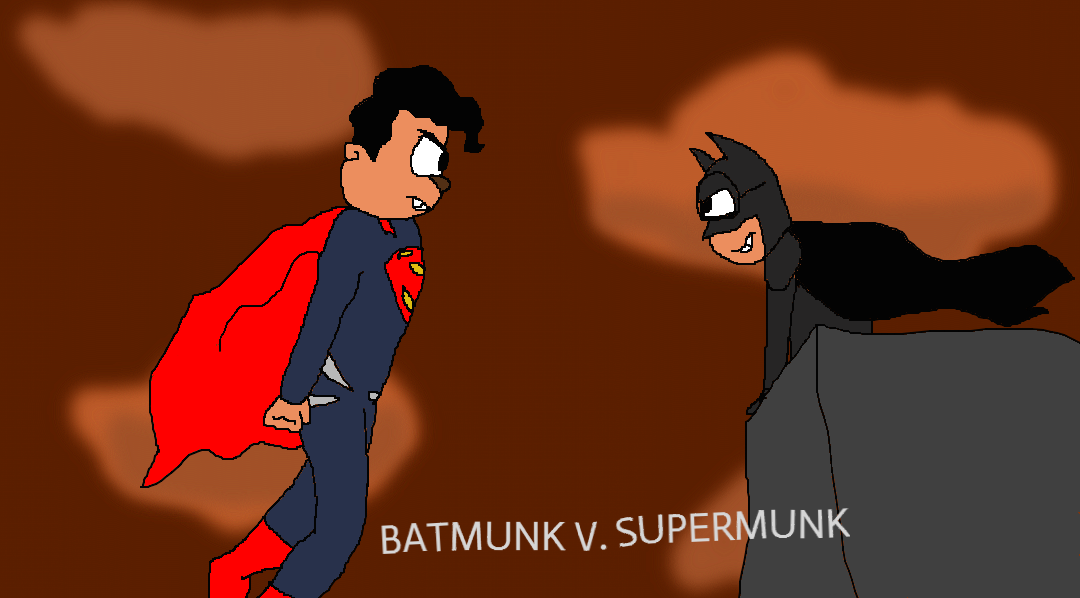 Batmunk v. Supermunk by David-Heath on DeviantArt