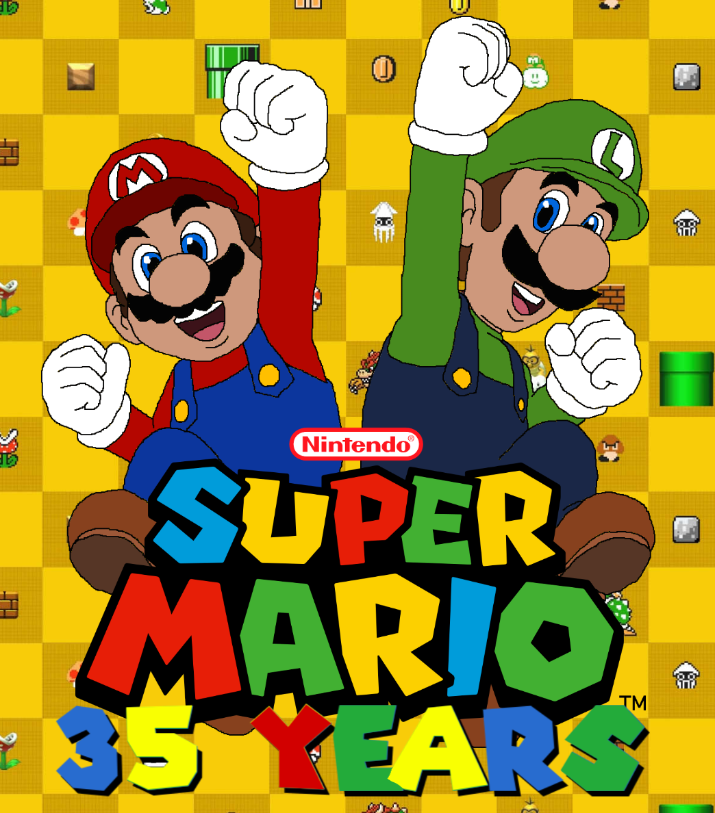 Super Mario Bros. 35th Anniversary by David-Heath on DeviantArt