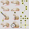 Siamese Rat Cursor Set by angelratdesigns on DeviantArt