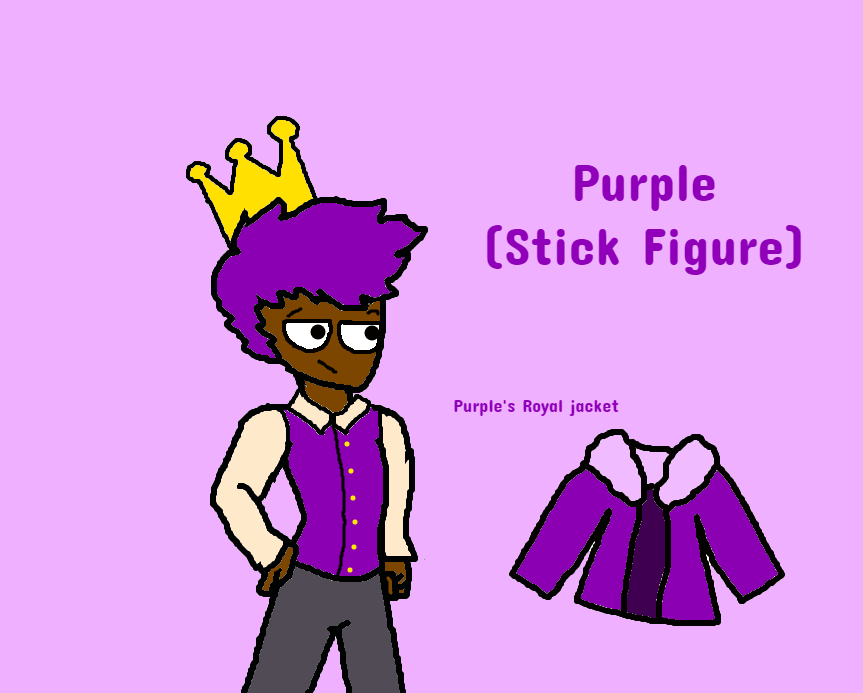 Purple Stick Figure Fanart by luv2playgames on DeviantArt