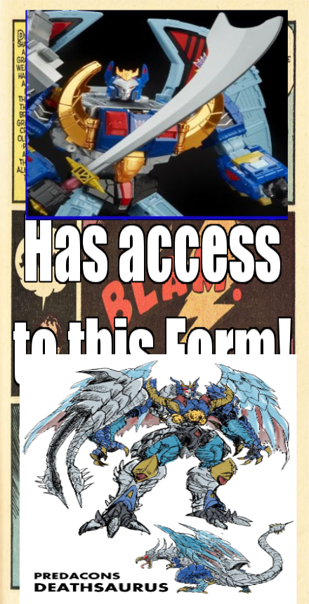 Deathsaurus gains a orgainic Kaiju form by GalvaEmperor on DeviantArt