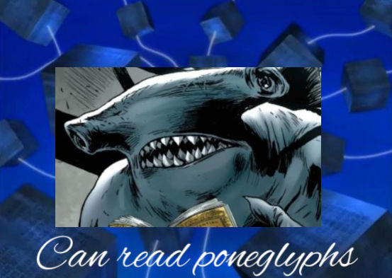 King Shark can read Poneglyphs by GalvaEmperor on DeviantArt
