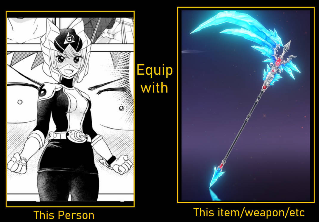 Desumi uses Ice Scythe by GalvaEmperor on DeviantArt