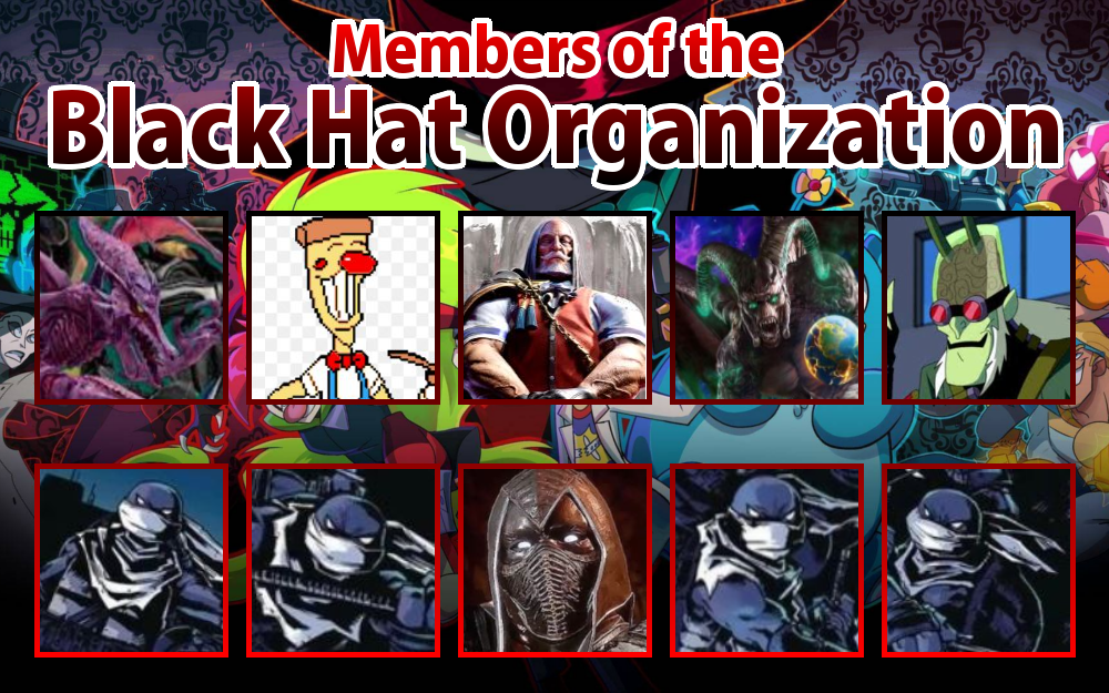 Members of JA Black Hat by GalvaEmperor on DeviantArt