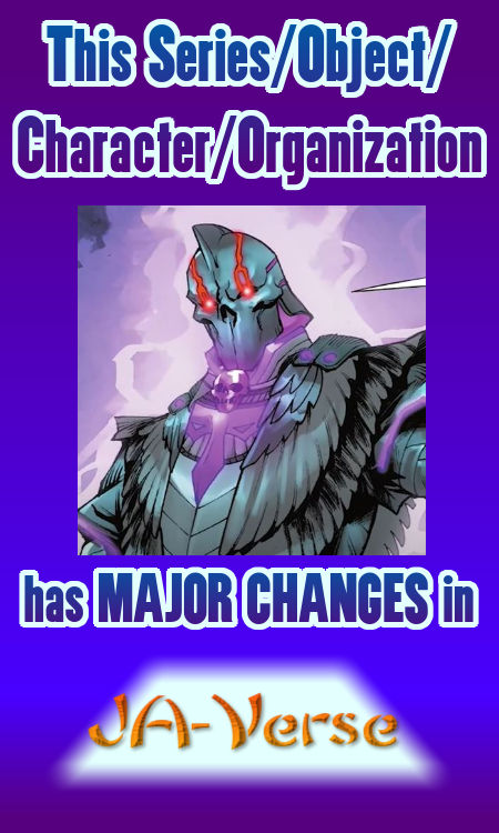 Dr. Hate sees changes in JA Canon by GalvaEmperor on DeviantArt