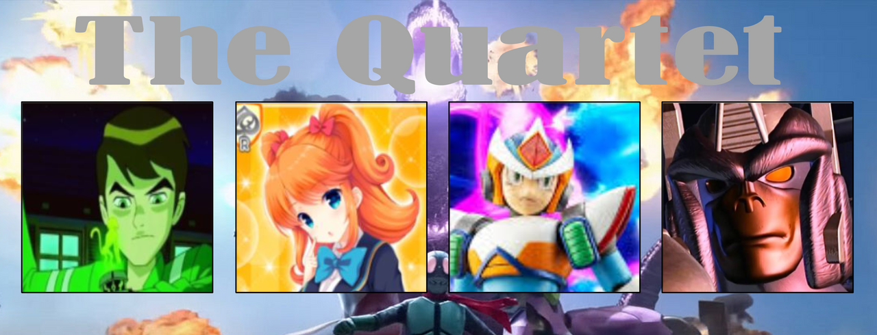 The JA Heroic Quartet by GalvaEmperor on DeviantArt