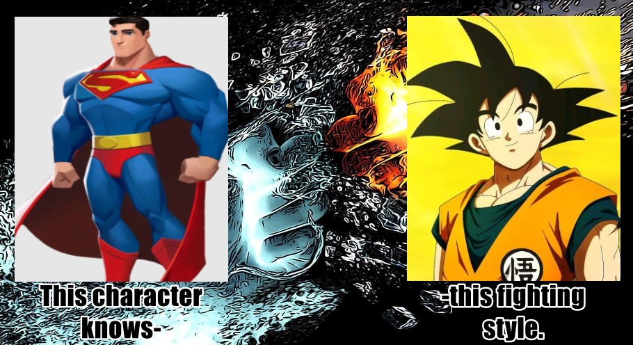 Superman knows some Kame Style moves by GalvaEmperor on DeviantArt