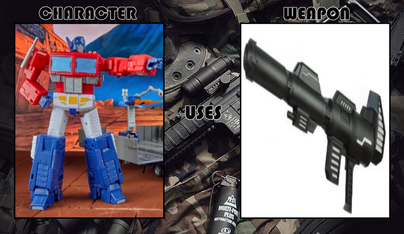 Optimus uses a upgraded Ion Blaster by GalvaEmperor on DeviantArt