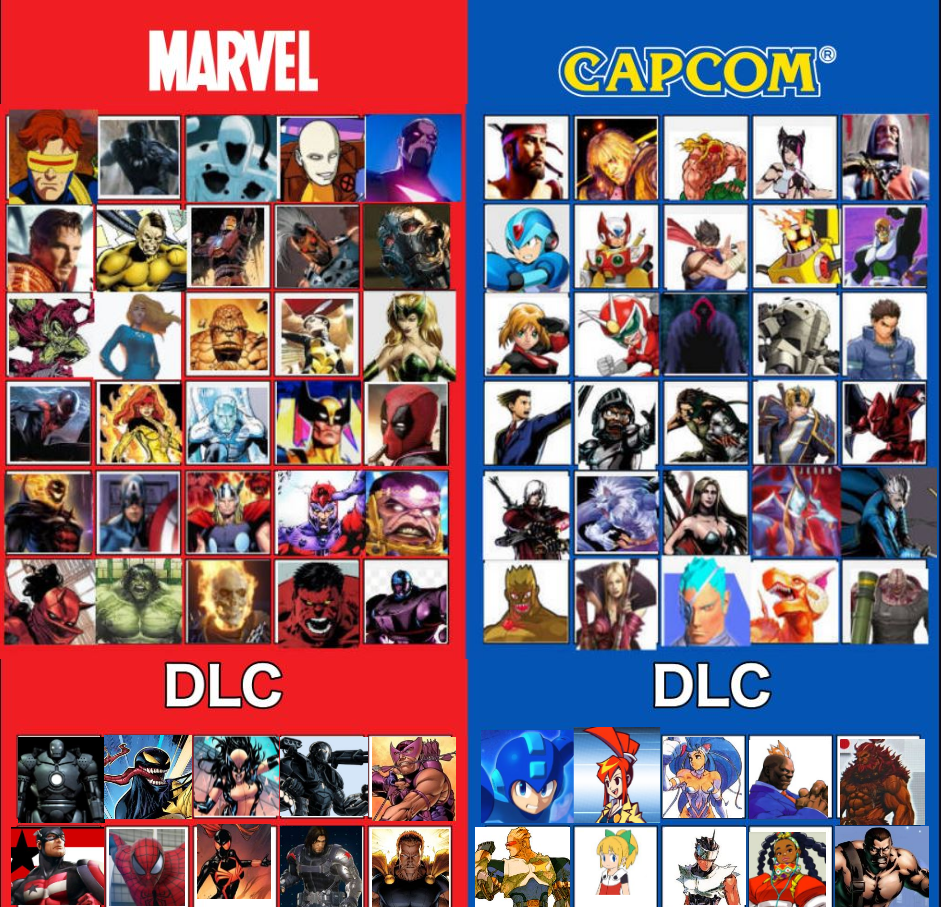Updated MvC4 guesses by GalvaEmperor on DeviantArt