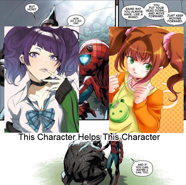 Mamimi leans Yaoyi a helping hand by GalvaEmperor on DeviantArt