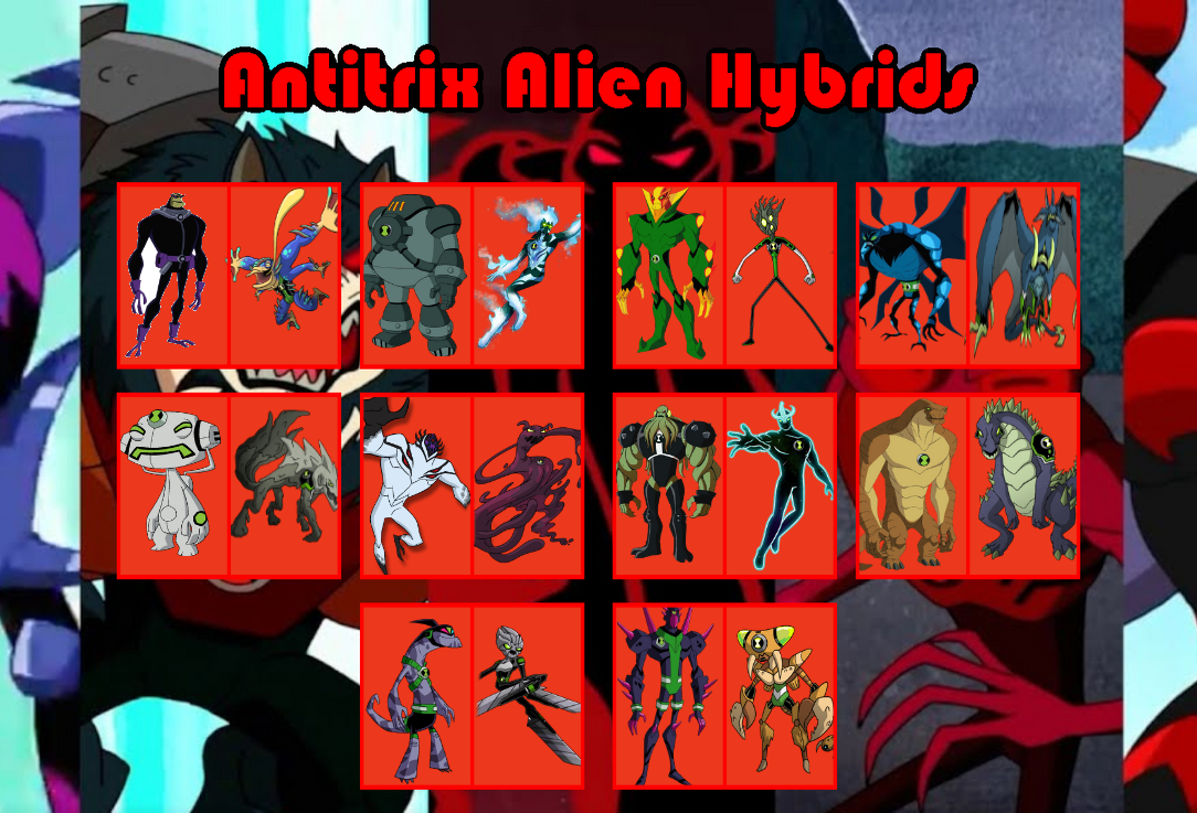 JA Antitrix hybrids part 2 by GalvaEmperor on DeviantArt