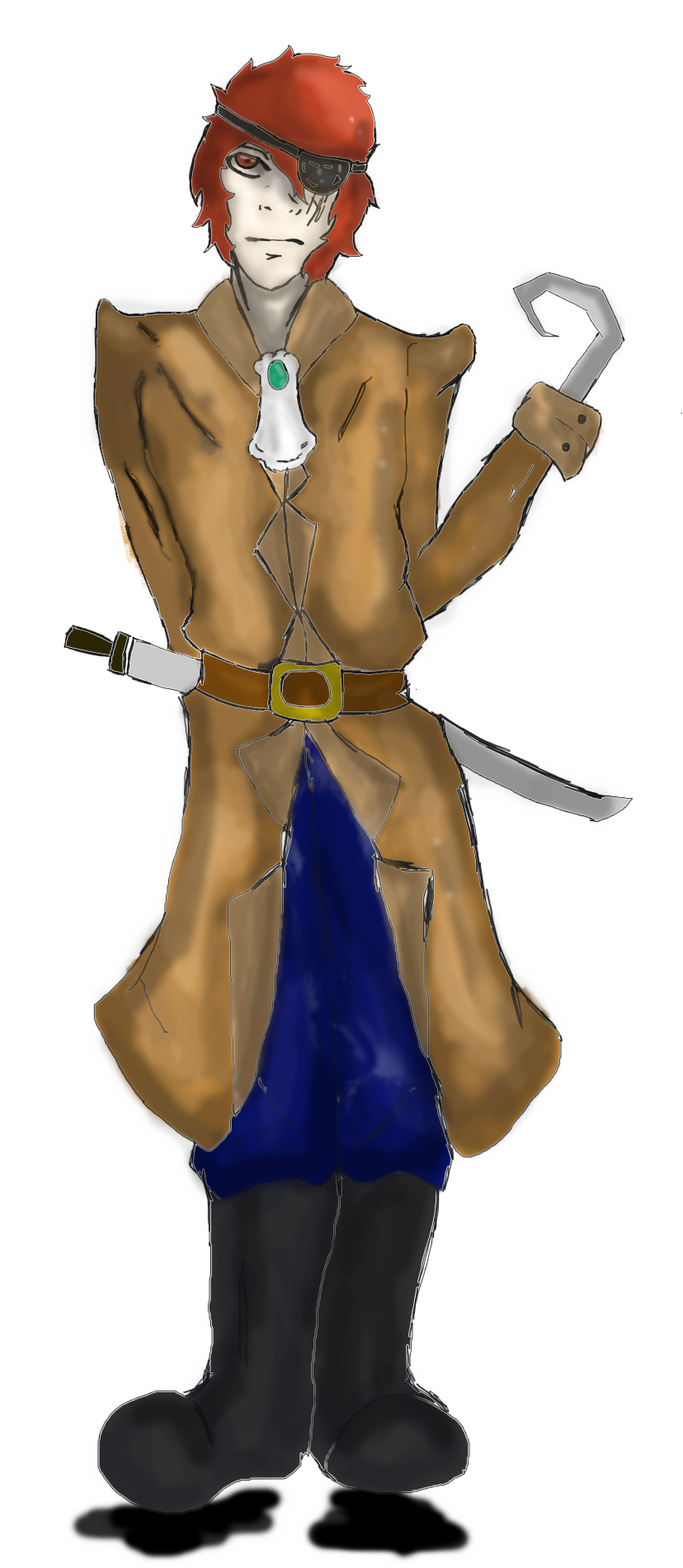 Foxy the piarate (humanized) by ANIMEFAN-Nadja on DeviantArt