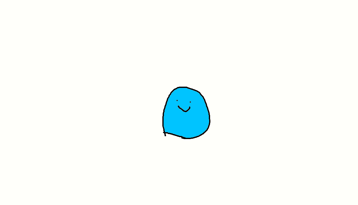 i have art block so heres a blue blob by CreampieBowl on DeviantArt
